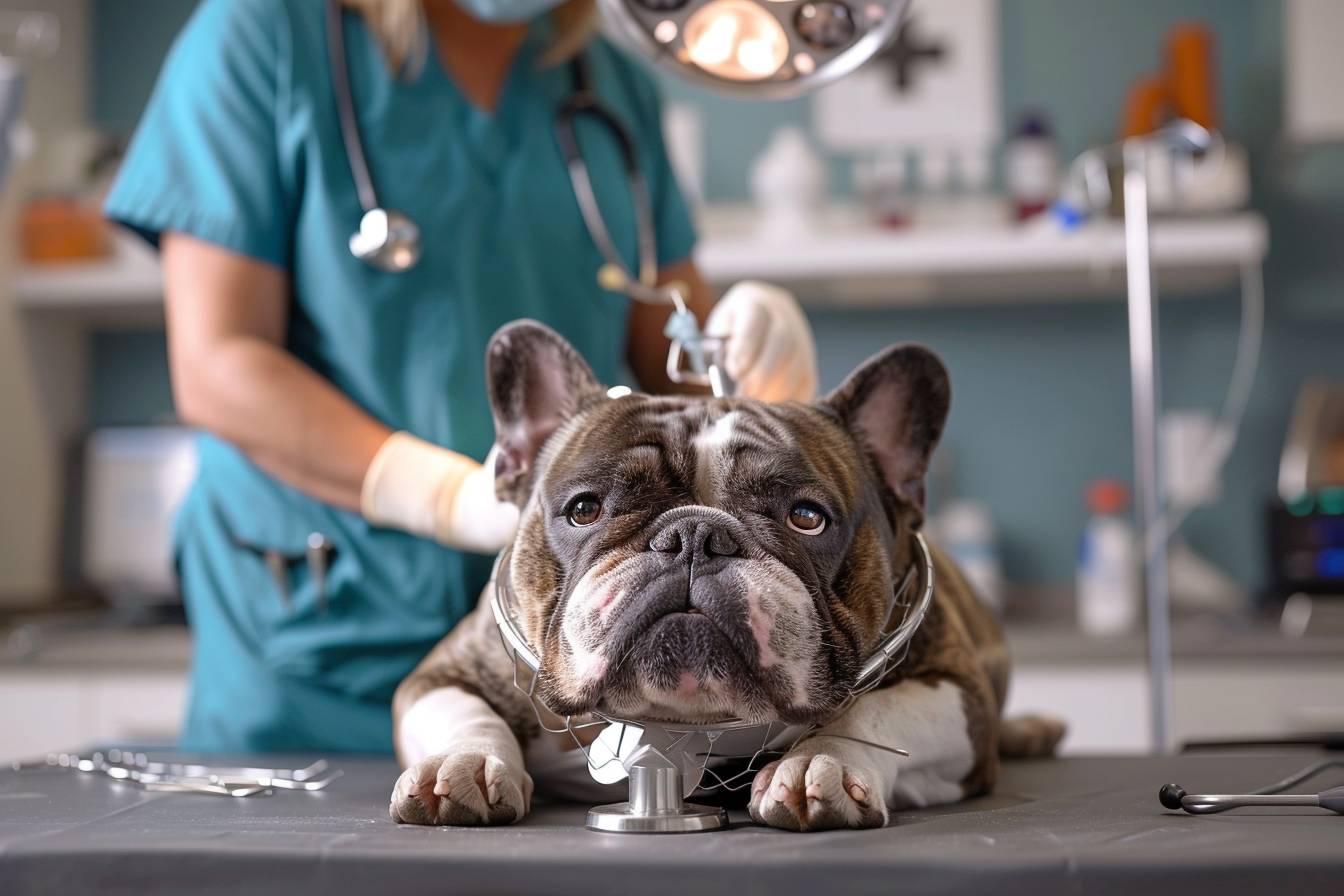 Opération du voile du palais chez le bouledogue : procédure chirurgica ...